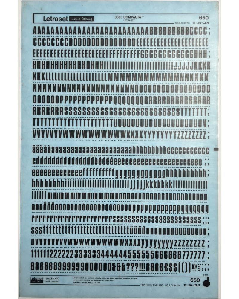 letraset-650- COMPACTA - 36pt