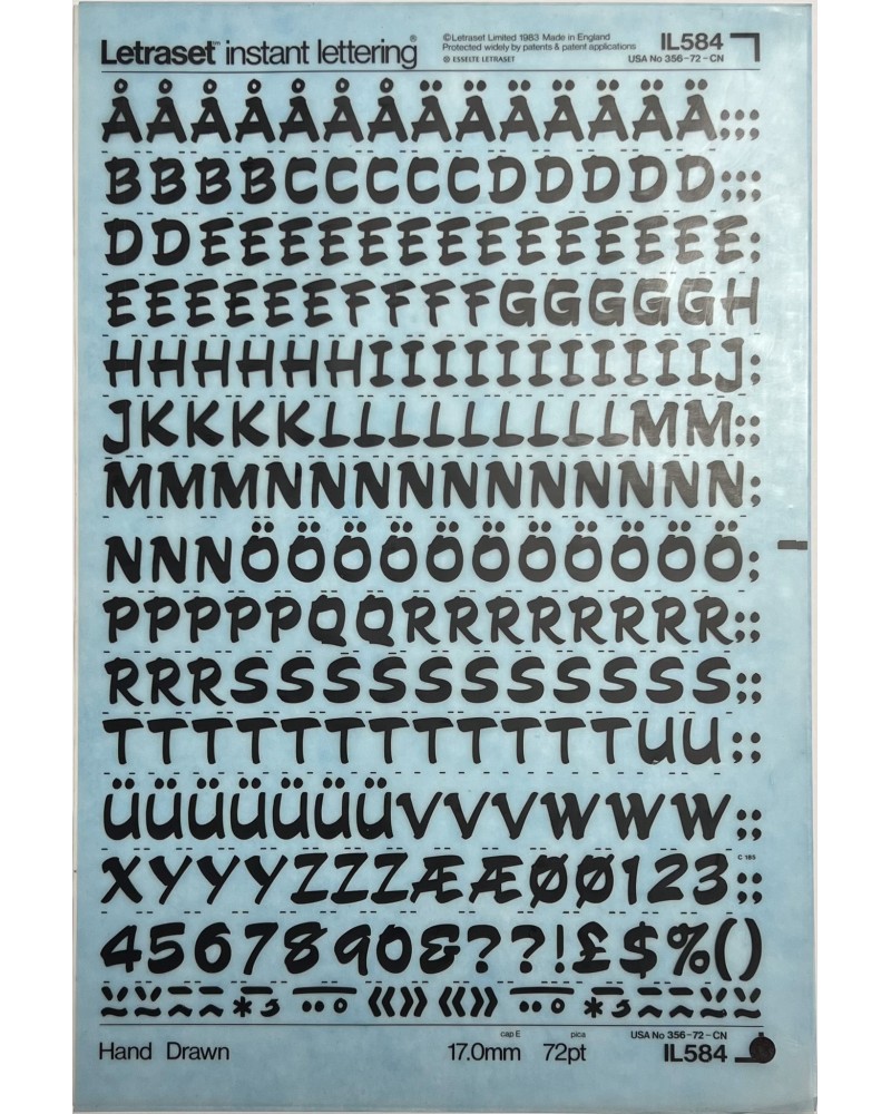 letraset- IL584