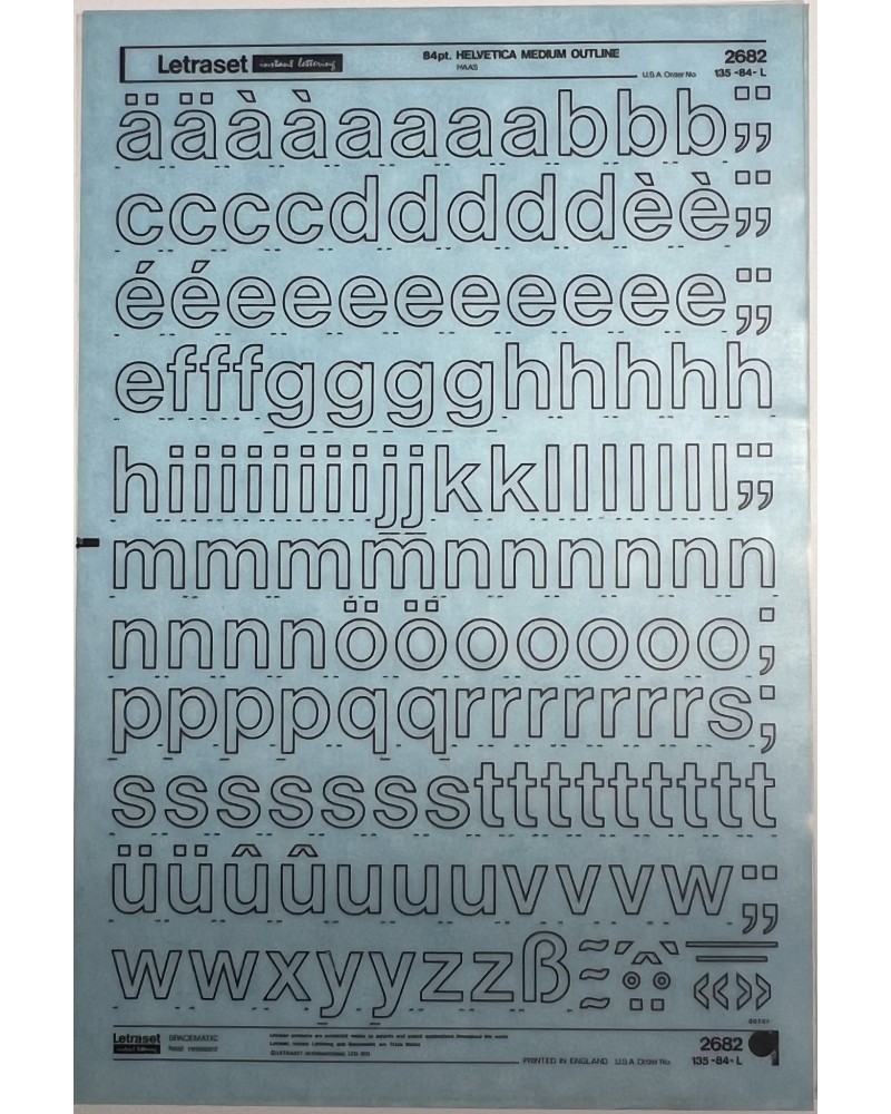 letraset-2682- HELVETICA MEDIUM OUTLINE-84pt