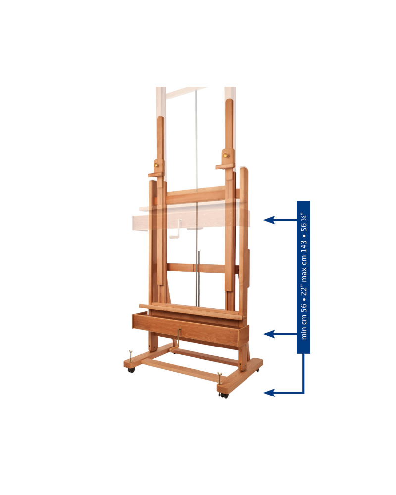 M/02 Plus Studio Easel Mabef