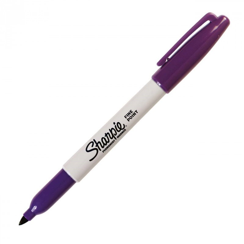 Sharpie Fine Point Purple - Adam Montmartre